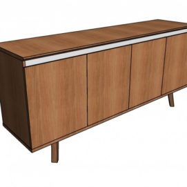 Martin Credenza Media Console - Revit Families