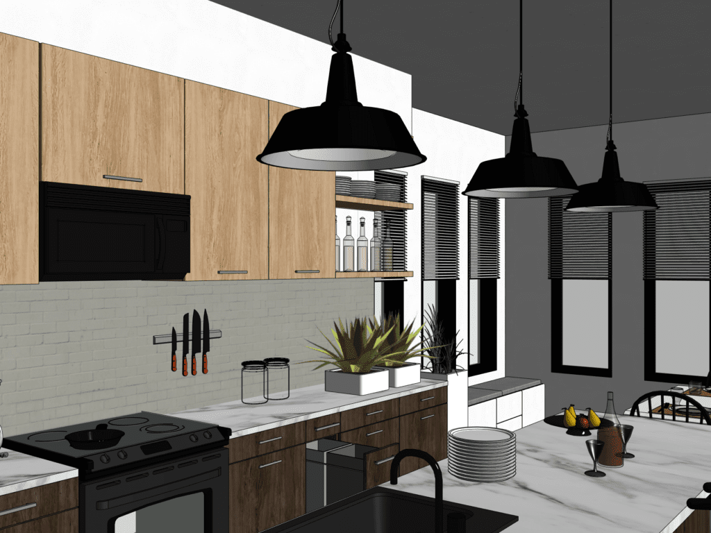 Full Kitchen Revit Scene Model - Revit Scenes