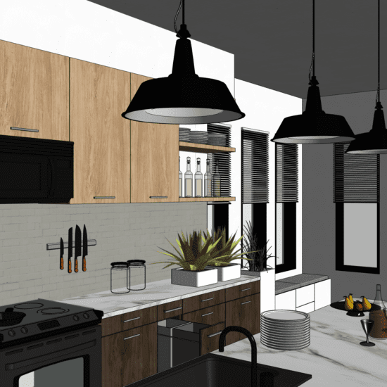 Full Kitchen Revit Scene Model - Revit Scenes