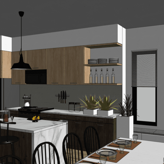 Full Kitchen Revit Scene Model - Revit Scenes