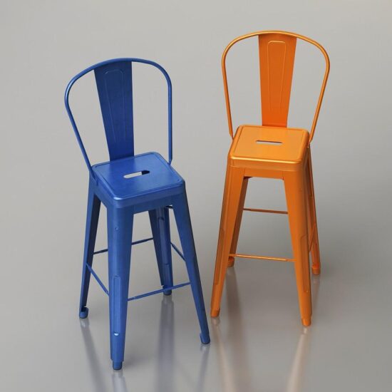Tolix Chairs Pack - Revit Family