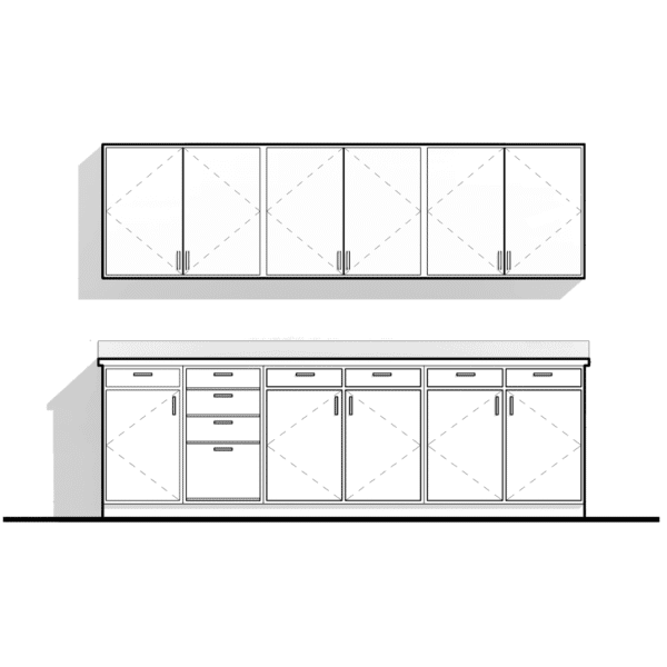 Modern Kitchen Cabinets - Revit Family