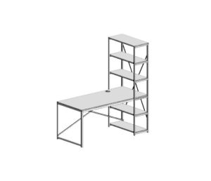 IKEA Desk with Open Shelving - Revit Families