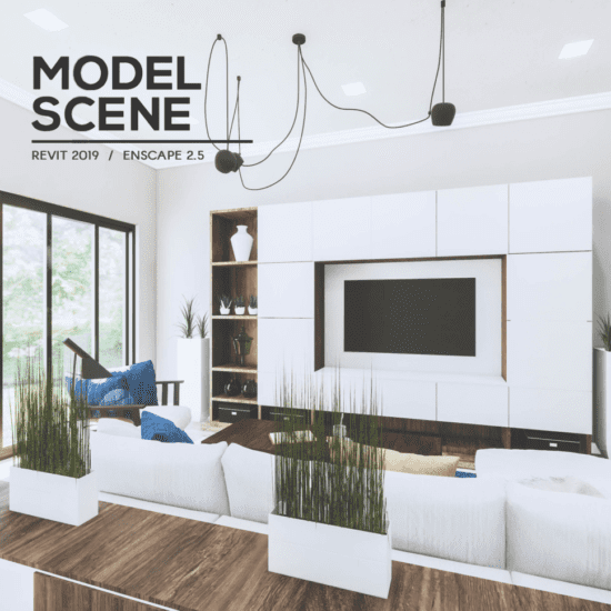 Simple Minimalist Apartment Sketchup Model Scene - Free SketchUp Models